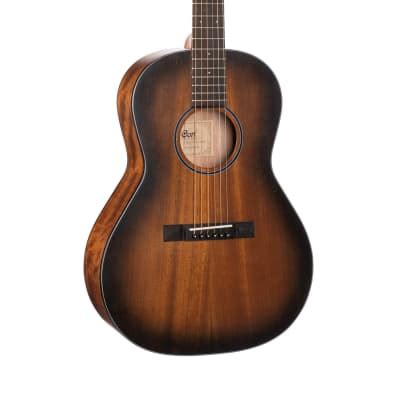 Cort Core-PE Mahogany Parlor Acoustic-Electric Guitar | Reverb