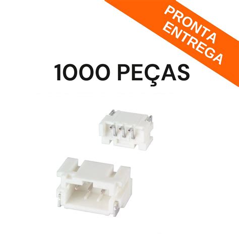 Kit 1000 Peças Conector Header Smd R A 3 Pinos 2mm S3b Ph Sm4 Tb Conector Achei Componentes