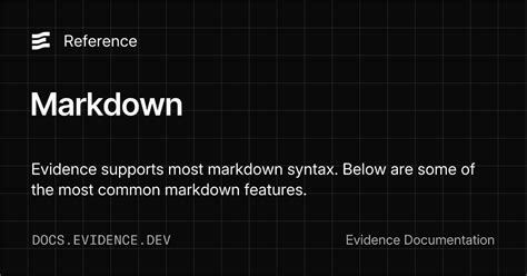 markdown