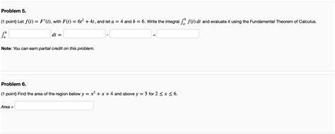 Solved Problem Point Let F T F T With F T Chegg Com