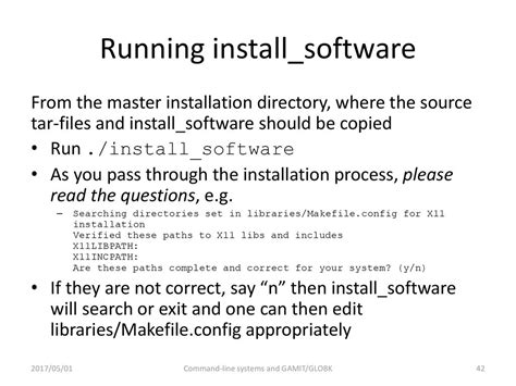 working with command line systems and gamit globk ppt download