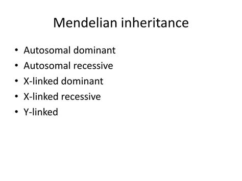 ppt patterns of inheritance powerpoint presentation free download