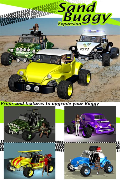 sand buggy expansion 3d models apcgraficos