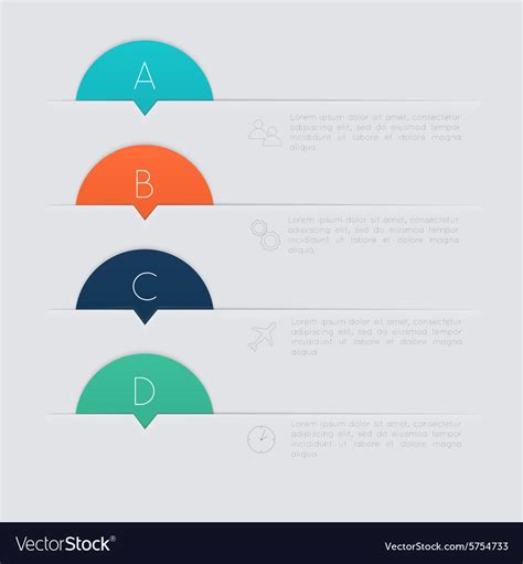 Colorful Text Box Trendy Colors Royalty Free Vector Image