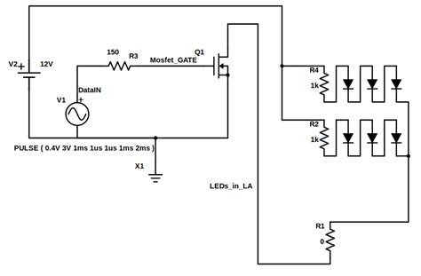 Led Strip MOSFET Does Not Turn Off Totally Electrical Engineering Stack Exchange