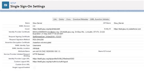 Salesforce Gluu Server Docs