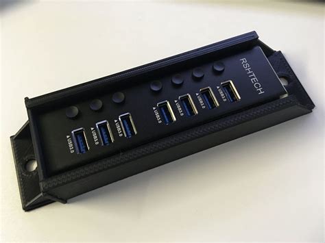 Rshtech 7 Port Usb Hub Holder For Sim Racing Rig By Grudyjsy Download Free Stl Model