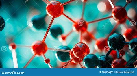 Abstract Molecular Structure Abstract Representation Of A Molecular Structure With Geometric