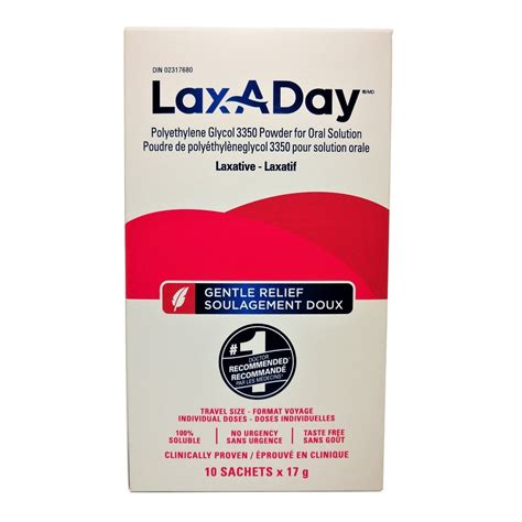 Lax A Day Laxative Powder 17g X 10 Sachets Doses Beyondrx Ca By 99