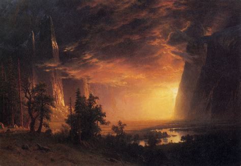 Albert Bierstadt Sunset In The Yosemite Valley C 1868 R Museum