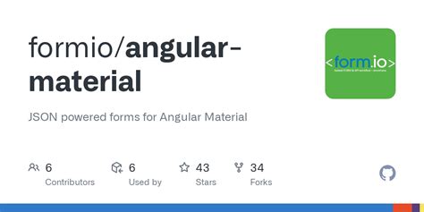 Github Formioangular Material Json Powered Forms For Angular Material