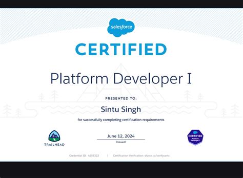 Sintu Singh On Linkedin Infosys Salesforce Trailhead Salesforceplatformdeveloper1 Infosys…