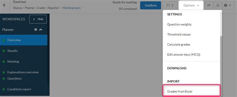 Grade With Excel Inspera Help Center