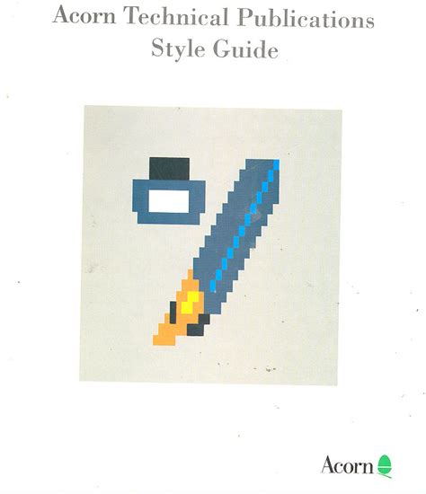 acorn technical publications style guide manual computing history