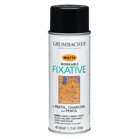 Grumbacher Workable Fixative Matte 1175oz Spray Jerrys Artarama