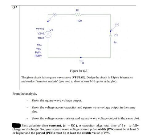 solved software should be pspice schematics do not use any