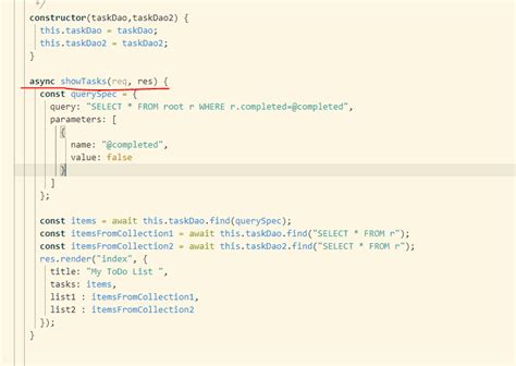 node js generating selection list with cosmos documentdb stack overflow
