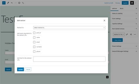 Jetformbuilder Redirect To Page Action Overview Crocoblock