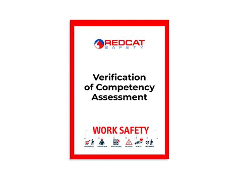 Verification Of Competency Assessment REDCAT SAFETY