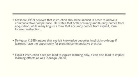 Explicit And Implicit Grammar Teaching Pptx Educational Assessment
