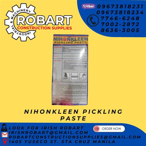Nihonkleen Pickling Paste Commercial And Industrial Construction Tools