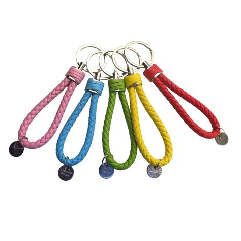 Leather Braided Keychain Strap Embroidered Patches Manufacturer Star Lapel Pin