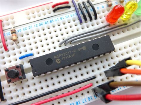 How To Use A MCP23017 I2C Port Expander With The Raspberry Pi Part 1