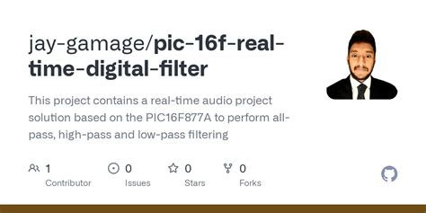 Github Jay Gamagepic 16f Real Time Digital Filter This Project