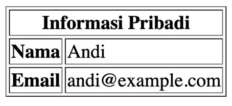 Table HTML Fungsi Cara Membuat Tabel Dan Contohnya 2023 RevoU