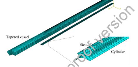 Finite Element Models Of A Stent Deployment In A Tapered Vessel