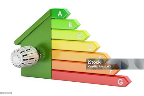 에너지 효율성 차트 하우스 및 서 모스 탯 3d 렌더링 0명에 대한 스톡 벡터 아트 및 기타 이미지 0명 3차원 형태 가정 난방 Istock