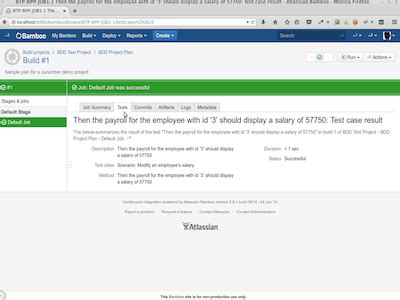 Behaviour Driven Development Und Bamboo Visualisierung Von Cucumber Szenarien