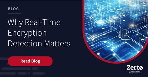 Why Real Time Encryption Detection Matters Zerto