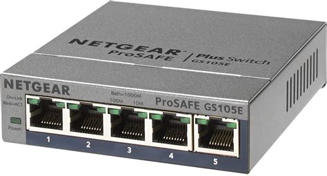 Netgear Prosafe Plus 5 Port Gigabit GS105E 200AUS Switch PCC COMPUTERS