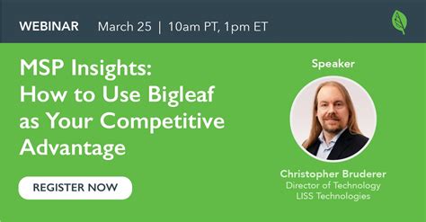 Msps Were Excited To Host Chris Bruderer Director Of Technology For