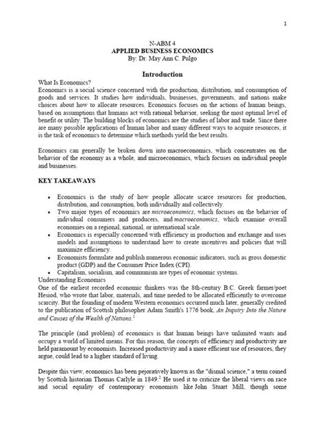 Applied Business Economics Coursepack Final Pdf Elasticity Economics Economics