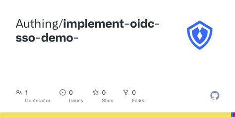 Github Authingimplement Oidc Sso Demo