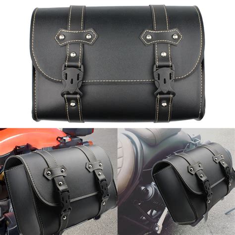 摩托车配件复古骑士哈雷太子中方包改装侧边包皮革挂包骑士包通用 阿里巴巴