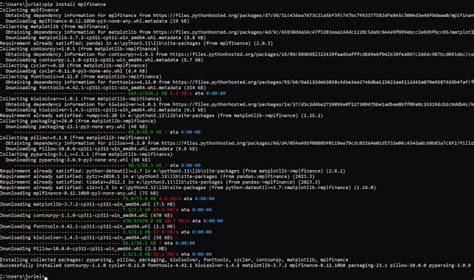 python bursatil instalando python pandas mathplot y mplfinance para análisis bursátil
