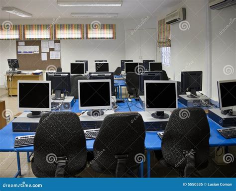 computer class stock image image of desk business office 5550535