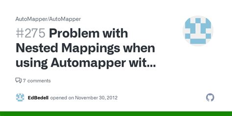 Problem With Nested Mappings When Using Automapper With Mvc3 · Issue 275 · Automapper