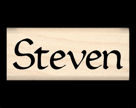 Steven Name Stamp Stamps By Impression