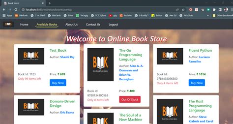 Github Shashirajraja Onlinebookstore The Online Book Shopping Store To Manage Buy Add