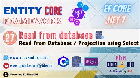 27 entityframework core 7 book app read and select from database entityframeworkcore