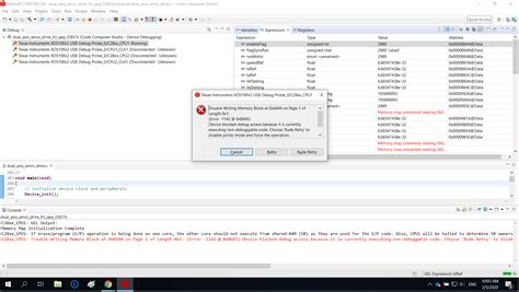 CCS C WARE MOTORCONTROL SDK BOOSTXL PhGaNInv Bundle Example Project Debug Doesn T Work