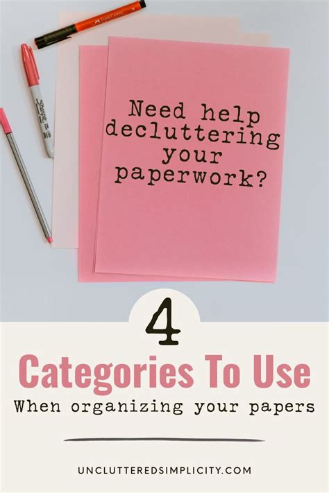 How To Declutter Paperwork 4 Simple Steps You Can Take To Declutter Paper Organize