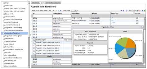 Flexicious Ultimate Datagrid Play Online On Flash Museum 🕹️