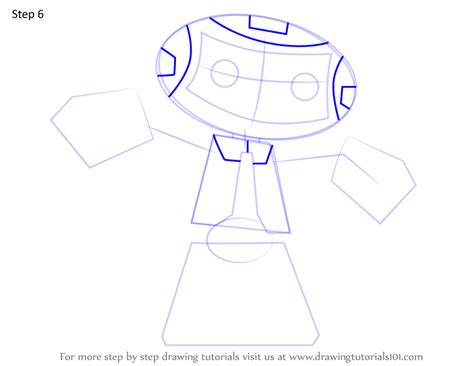 How To Draw Robopal From Johnny Test Johnny Test Step By Step DrawingTutorials Com