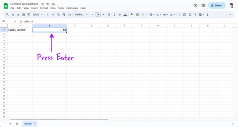 Character Count In Google Sheets With And Without Spaces
