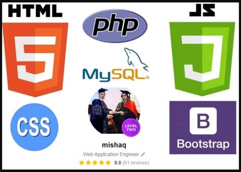 create or fix php mysql html5 css bootstrap website for you by mishaq